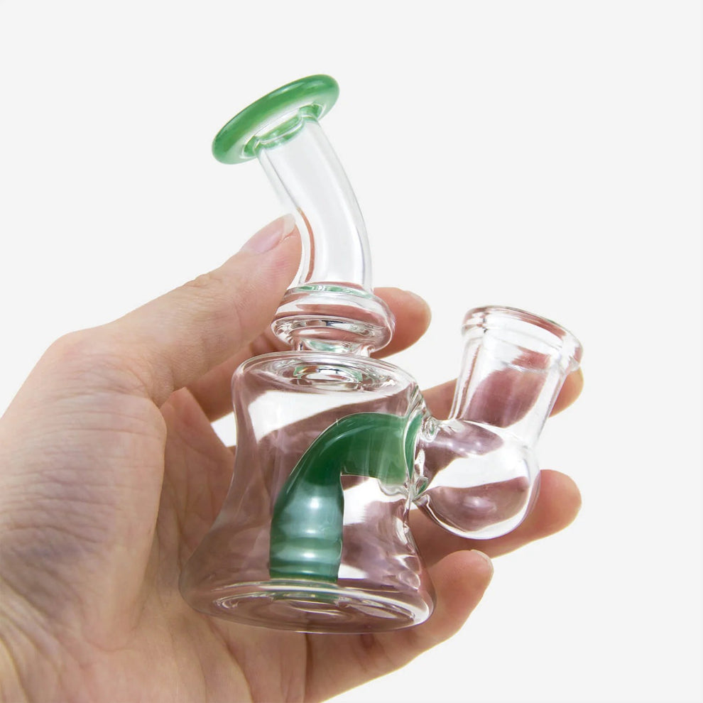 4 Inches Mini Rig Green – cannadude.org
